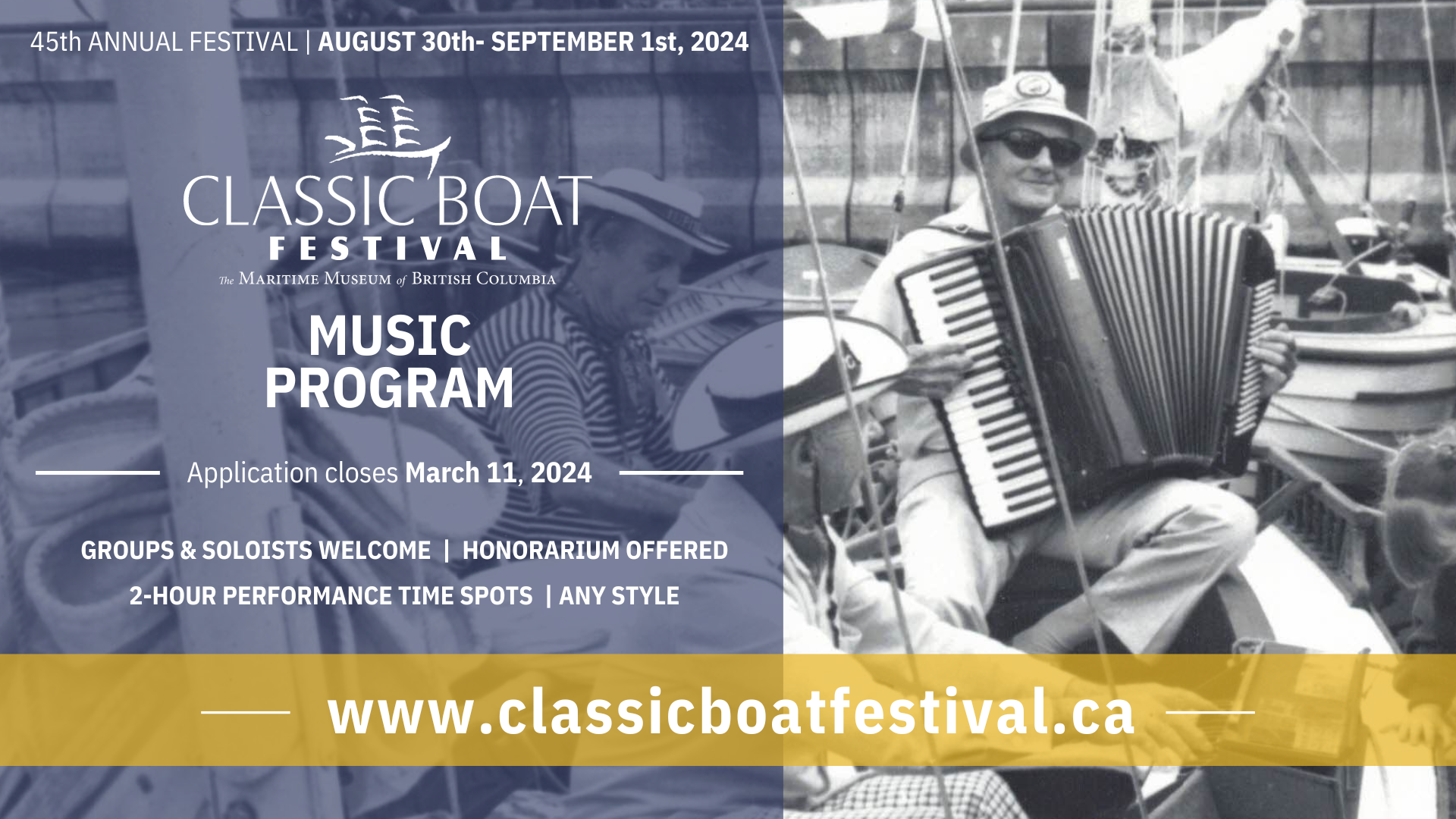 Call for Performers, Musicians: Music Program Launches for the Classic ...
